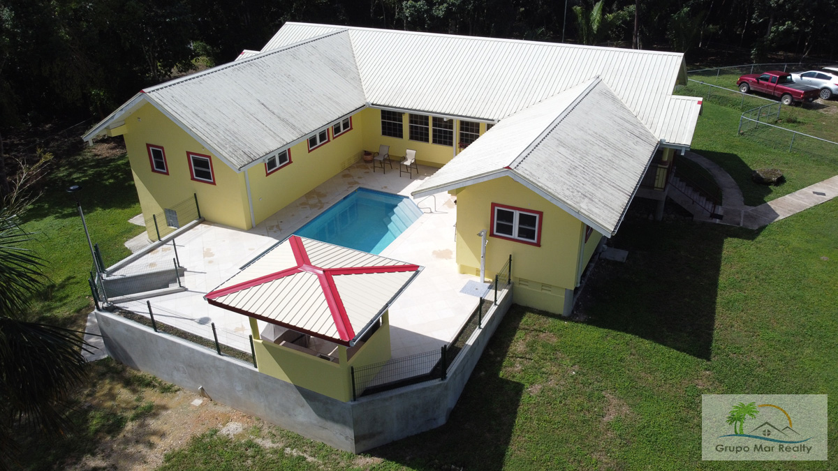 Belize Turnkey Home on 20 Acres with Pool - Grupo Mar Realty
